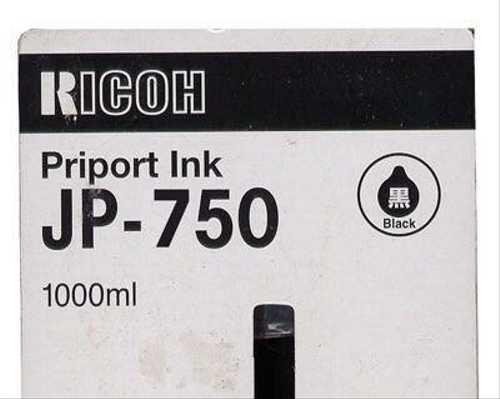 Краска Ricoh JP750 черная (o) 817219