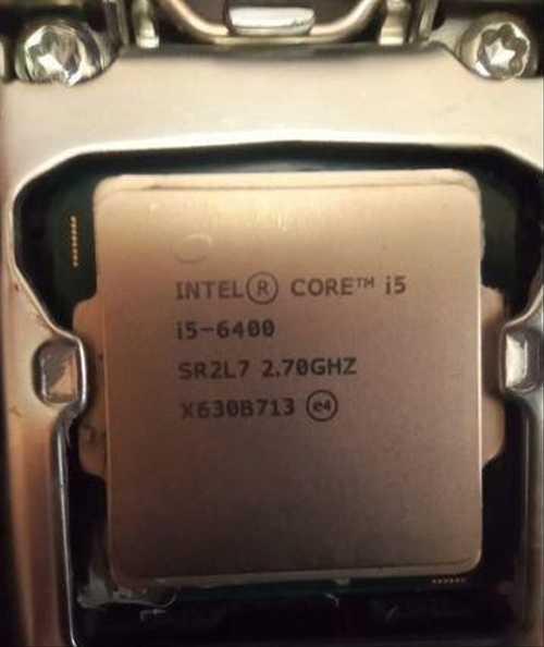 Процессор intel I5 6400+Материнка В 150