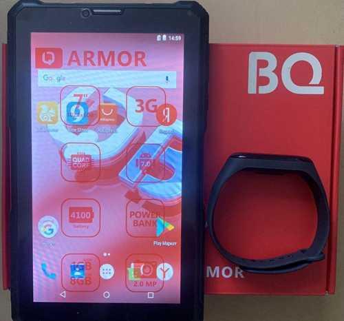 Планшет BQ Armor 7082G Dual SIM+ Mi Band