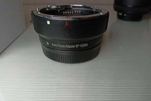 Адаптер Canon mount EF-EOS M