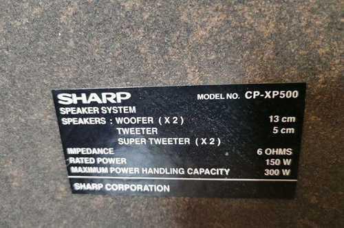 Колонки sharp CP-XP500