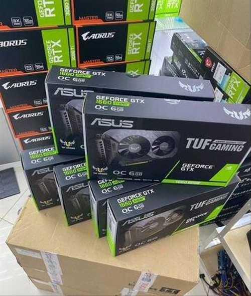 Новая Asus GeForce GTX 1660 super TUF OC