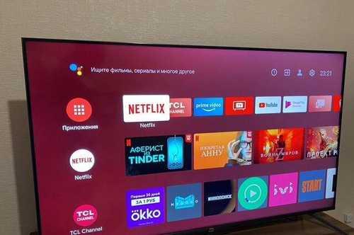 Телевизор qled 4k tcl 50c715