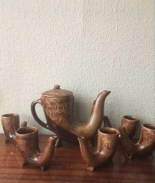 Набор керамика для вина Шатра Хан Крум