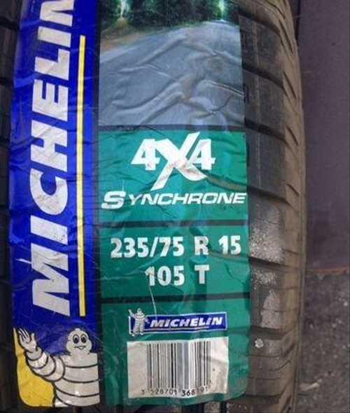 Michelin 4x4 Synchrone 235/75 R15, 1 шт