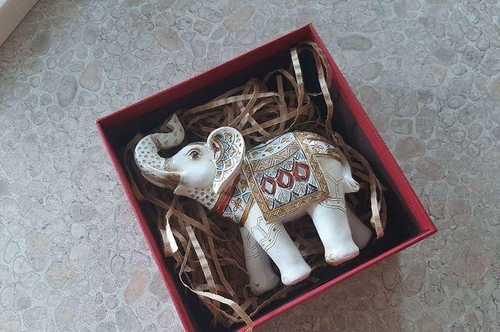 Слон керамический/ подарочная упаковка