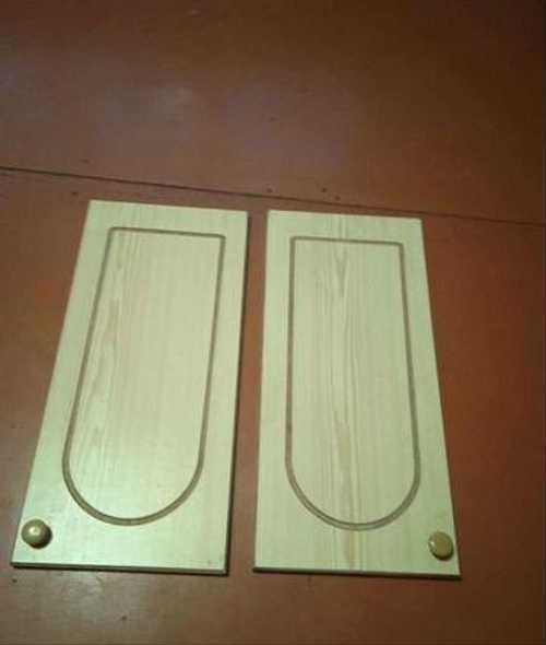Дверцы деревянные для кухни 4 штуки с ручками с ру