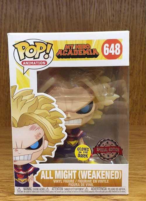 Funko Pop All Might Weakened 648