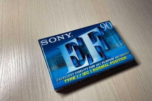 Аудиокассета Sony EF 90 запечатанная