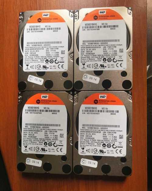 Жесткий диск WD 900Gb WD9001bkhg SAS 2.5 10k