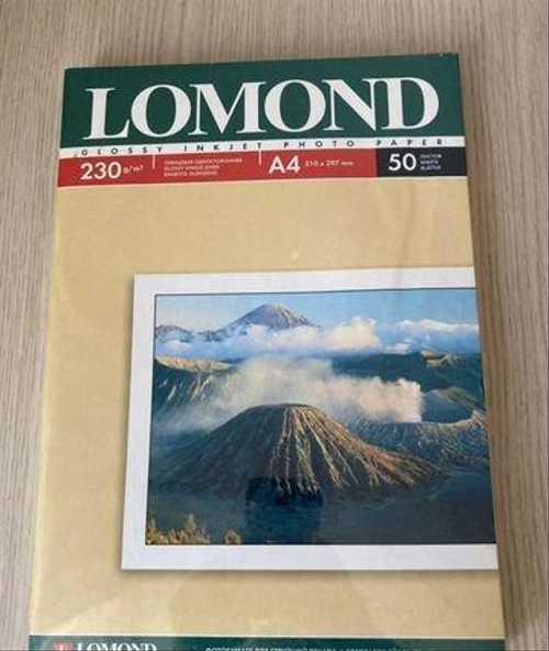 Фотобумага Lomond глянцевая односторонняя