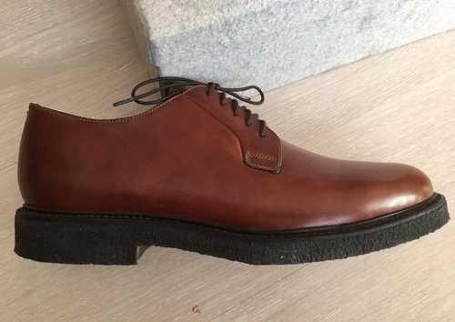 Ботинки кожаные Brunello Cucinelli 43,5