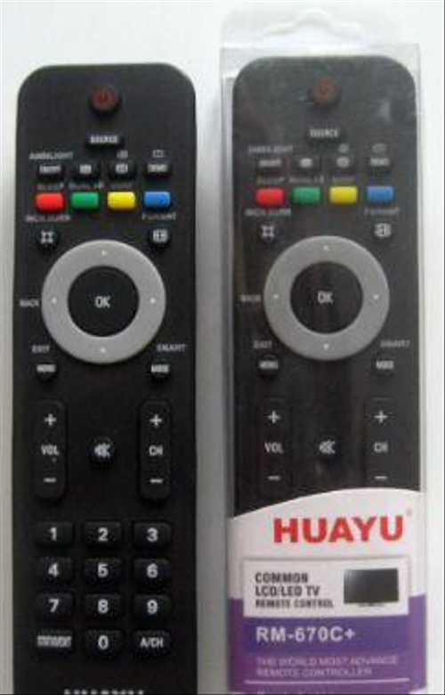 Пульт RM-670C+ универсальный пульт для тв Philips