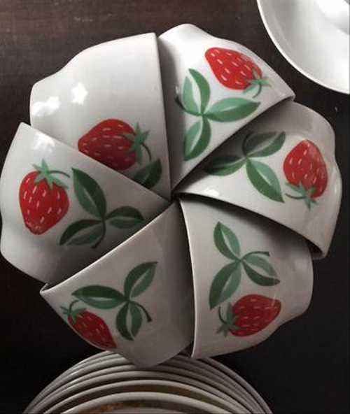 Чайные пары клубника СССР