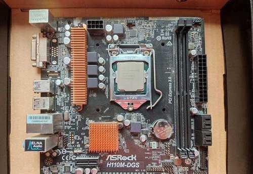 Intel Pentium G4560 + Asrock H110m-dgs