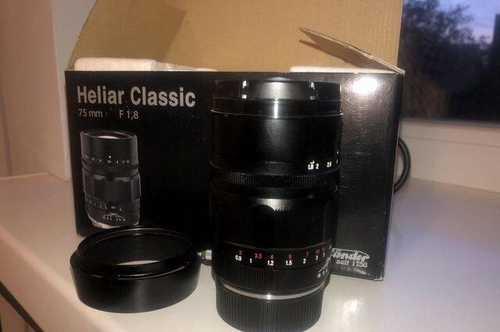 Leica M Voigtlander Heliar 75mm f/1.8 Lens