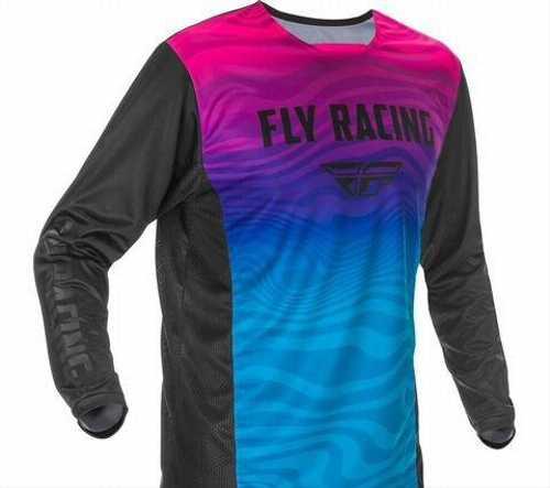 Fly Racing Kinetic K121 S.E. 2021 джерси, черно-ро