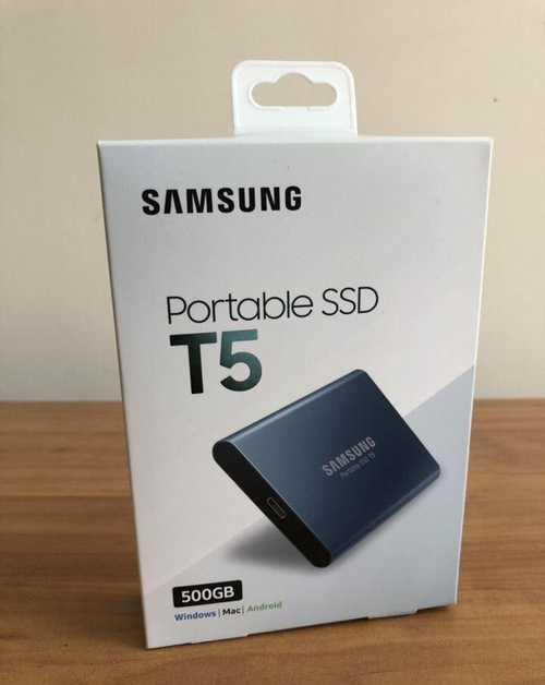 Внешний SSD samsung Portable SSD T5 500GB