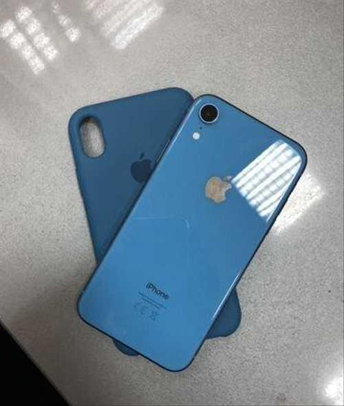 iPhone Xr blue 128гб