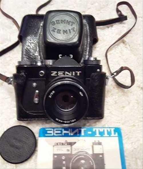 Плёночный фотоаппарат Zenit TTL гелиос 44м