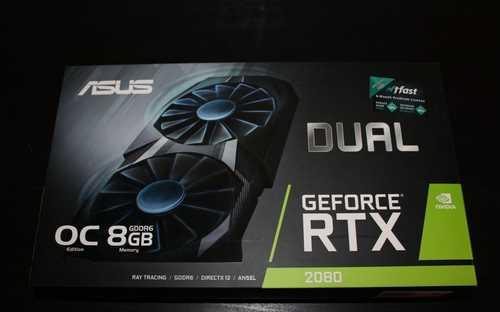 Коробка от asus GeForce RTX 2080 8GB