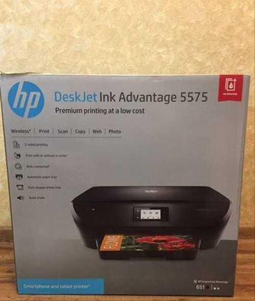 Мфу лазерный HP DeskJet Ink Advantage 5575