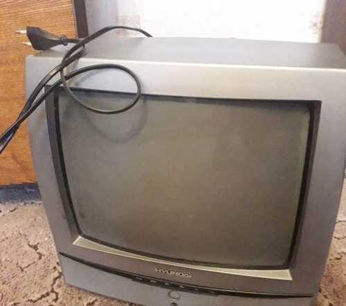 Телевизор Hyundai бу рабочий,кинескоп