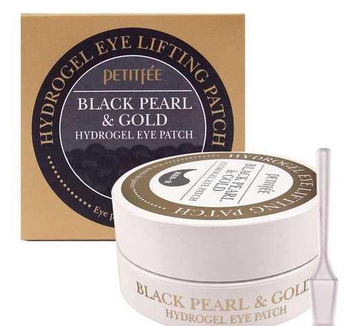 Гидрогелевые патчи для глаз Petitfee Black Pearl