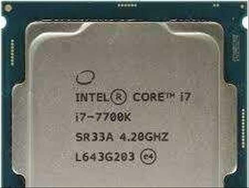 Процессор intel core i7 7700k, мать msi z270-a pro