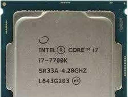 Процессор intel core i7 7700k, мать msi z270-a pro