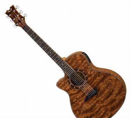 Dean Exotica A/E Bubinga Wood Lefty левосторонняя