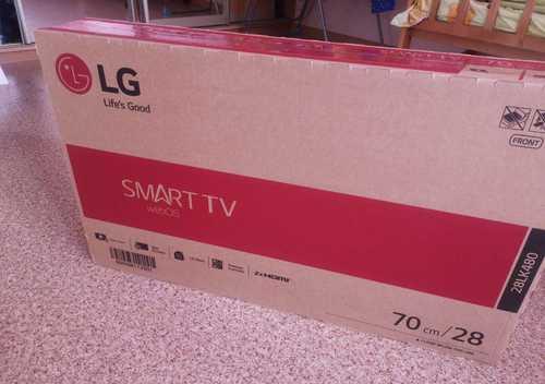 Телевизор новый смарт LG 28LK480U-PZ
