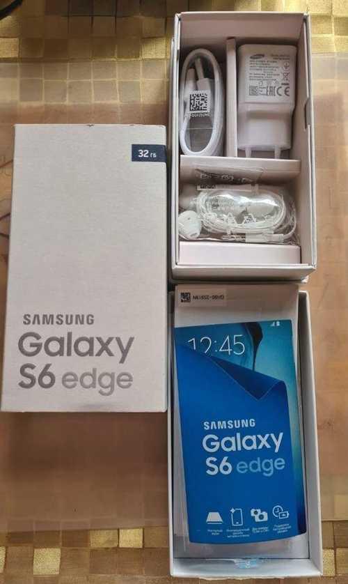 Коробка и полный комплект к Samsung Galaxy S6 edge