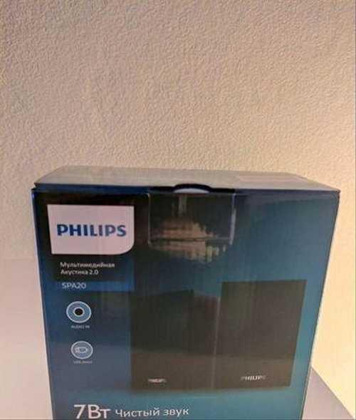 Philips колонки 7w, новые в коробке, гарантия