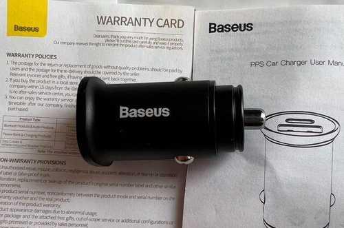 Автомобильное зарядное устройство Baseus 2xUSB