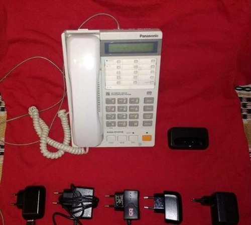 Телефон Panasonic,аксессуары:зарядные устройства