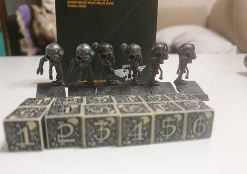 Warhammer 40k Munitorum dice (кубики, коллекционно