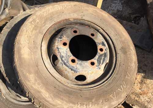 Кама 225/75 r16с кама 219 в сборе