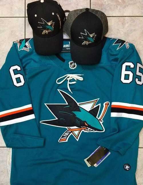 Хоккейная Майка NHL San Jose Sharks Новая.Karlsson