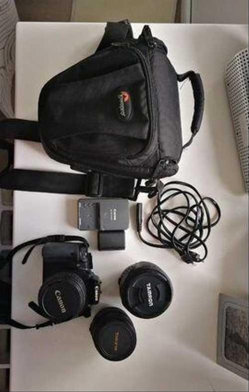 Canon 400D kit +дополнительные объективы