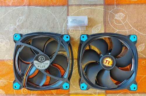 Вентиляторы Thermaltake Riing 14 LED синие