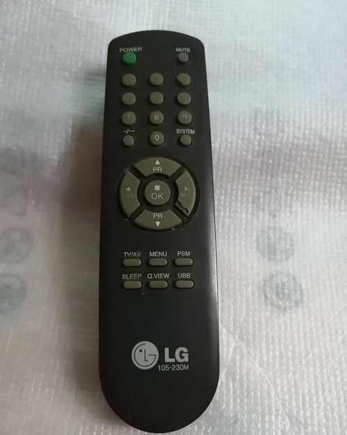 Дистанционный пульт LG 105-230M
