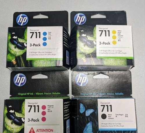 Компект картриджей HP 711