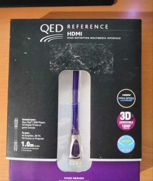 Hdmi кабель QED Reference 1 метр