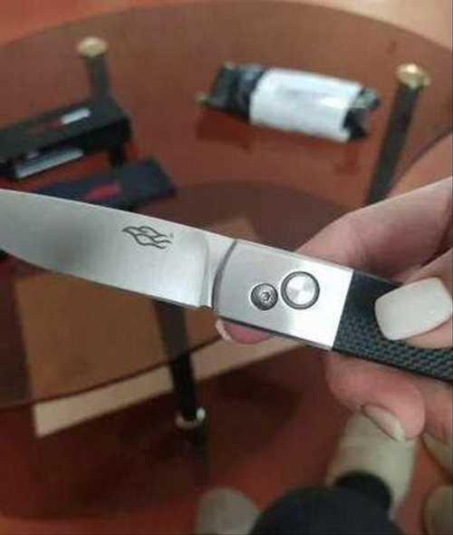 Нож ganzo g7211 кнопочный оригинал