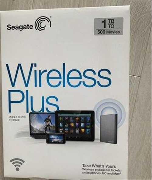 1 Тб Внешний HDD Seagate Wireless Plus (stck100020