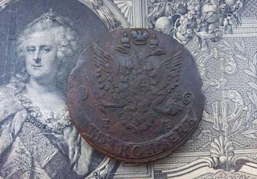 5 копеек 1782 ем. Отличные