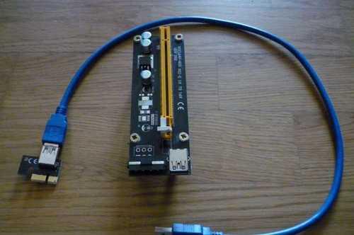 USB Riser (PCI-Ex1M - PCI-Ex16F) Espada epciekit02