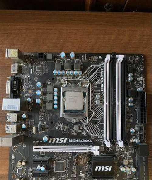 Материнка msi b150m + i5 6400