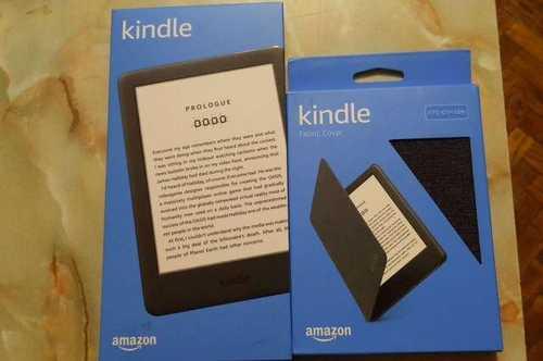 Kindle 10 + чехол черного цвета (комплект)